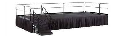 Stage Railing - Pelican Tents & Events